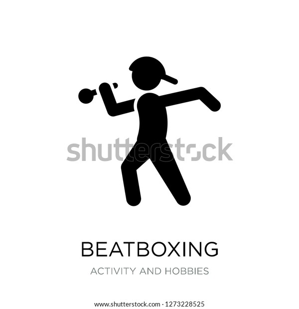 Beatboxing Icon Vector On White Background Stock Vector (Royalty Free ...