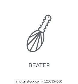 Beater Linear Icon Modern Outline Beater Stock Vector (Royalty Free ...