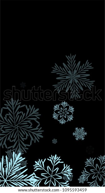 Beautiful Background Falling Snowflakes Element Design Stock Vector ...