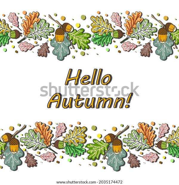 Beautiful Background Flyers Horizontal Borders Bright Stock Vector ...