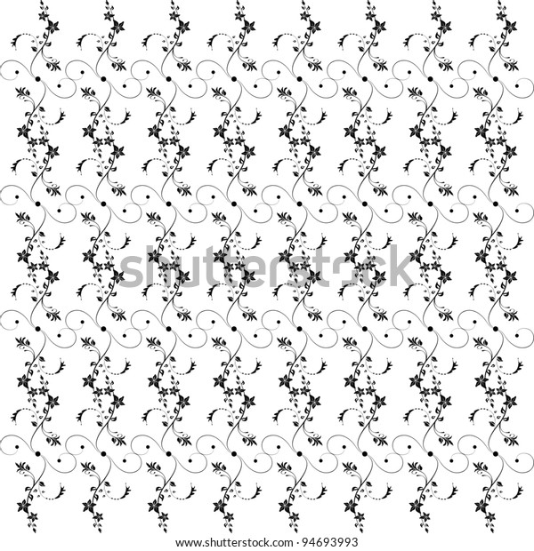 Beautiful Background Seamless Floral Patten Stock Vector (Royalty Free ...