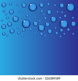 Beautiful Blue Water Vector Background Clean Stock Vector (Royalty Free ...