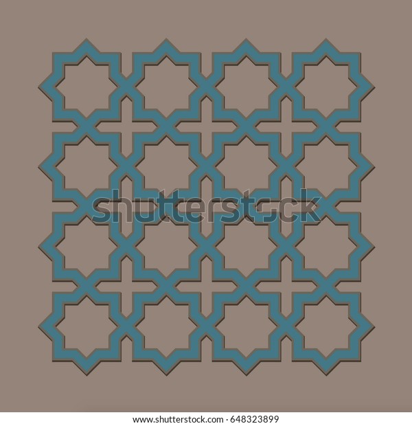 Beautiful Bold Arabic Grill Design Pattern Stock Vector (Royalty Free ...