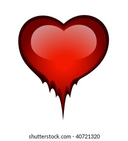 Beautiful Bright Heart Stock Vector (Royalty Free) 40721320 | Shutterstock