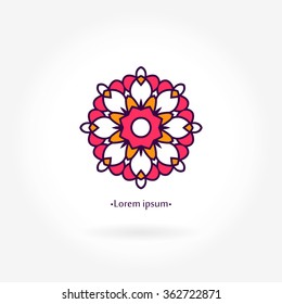 Beautiful Circular Logos Simple Geometric Logos Stock Vector (Royalty ...
