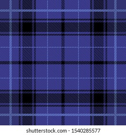 Beautiful Classic Blue Plaid Pattern Vector Stock Vector (Royalty Free ...