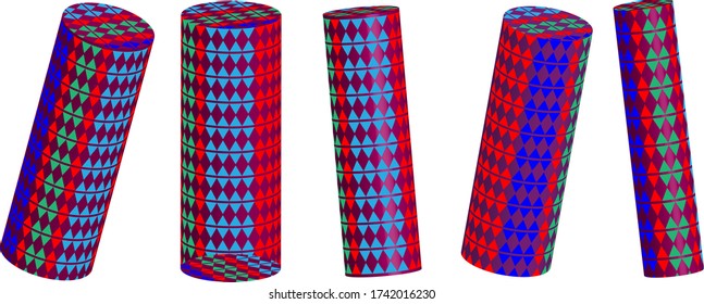 Beautiful Color Pillars Background Image Stock Vector (Royalty Free ...
