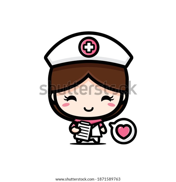 Beautiful Cute Chibi Sister Designs Stock Vector (Royalty Free ...