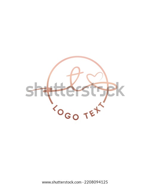 Beautiful Dreamy Script Font T Vector Stock Vector (Royalty Free ...