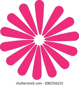 Beautiful Flower Vector Form Stock Vector (Royalty Free) 2082356215 ...