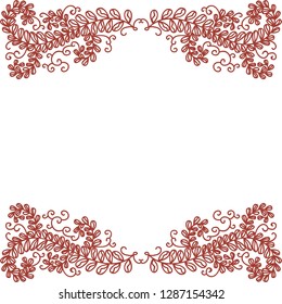 Beautiful Frame Vector Illustration Stock Vector (Royalty Free ...
