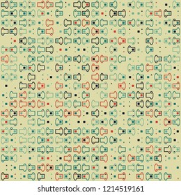 Beautiful Geometric Pattern Design Stock Vector (Royalty Free ...