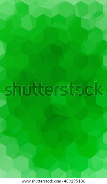 Beautiful Green Color Geometry Background Vector Stock Vector (Royalty ...