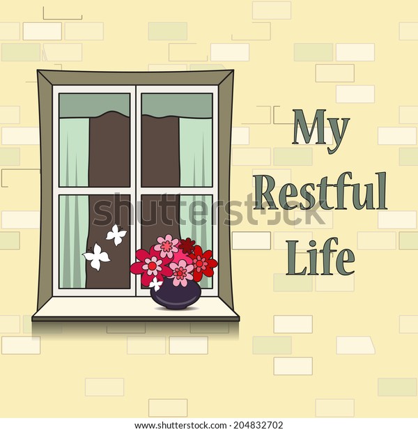 Beautiful Hand Drawn Illustration Elements Restful Stock Vector ...