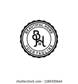 Beautiful Home Logo Stock Vector (Royalty Free) 1284330664 | Shutterstock