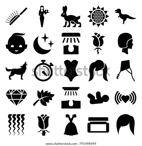 Beautiful Icons Set 25 Editable Filled: vector de stock (libre de ...