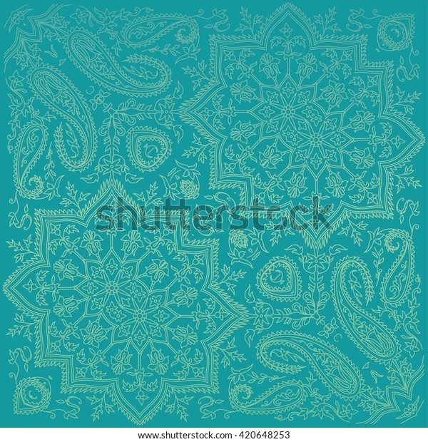 Beautiful Indian Design Stock Vector (Royalty Free) 420648253 ...