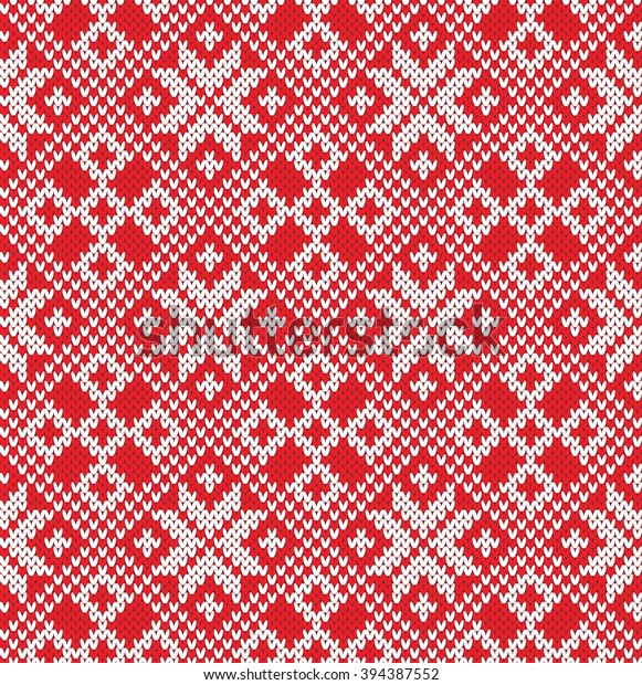 Beautiful jacquard Seamless Knitting Pattern