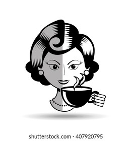 Beautiful Lady Design Stock Vector (Royalty Free) 407920795 | Shutterstock