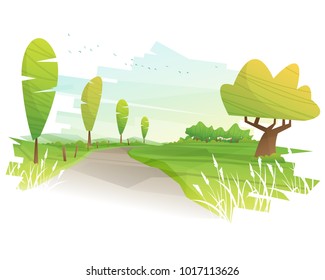 9,875 Cartoon Garden Path Images, Stock Photos & Vectors | Shutterstock