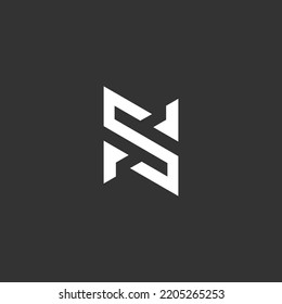 Beautiful Letter Ss Infinity Monogram Very Stock Vector (Royalty Free ...