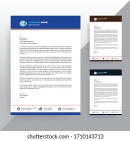 Beautiful Letterhead Design Vector Graphic Stock Vector (Royalty Free ...
