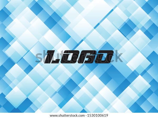Beautiful Lines Stripes Lines Behind Logo Stock Vector (Royalty Free ...