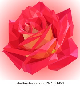 4,867 Low Poly Rose Images, Stock Photos & Vectors | Shutterstock