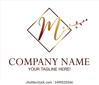 Beautiful Luxury Initials Logo Vector Stock Vector (Royalty Free ...