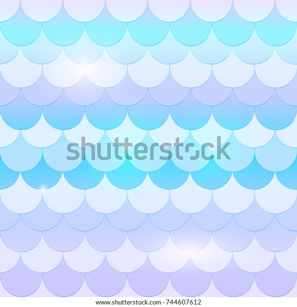 Beautiful Mermaid Tail Fish Texture Pastel: เวกเตอร์สต็อก (ปลอดค่า ...