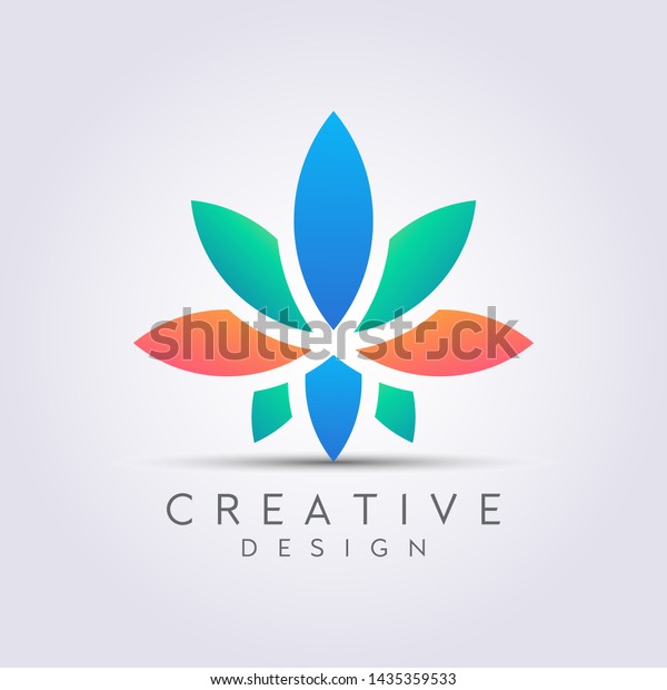 Beautiful Modern Luxury Flower Vector Design Stock Vector (Royalty Free ...