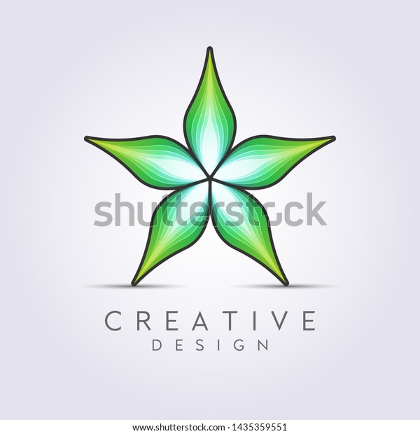 Beautiful Modern Luxury Flower Vector Design Stock Vector (Royalty Free ...