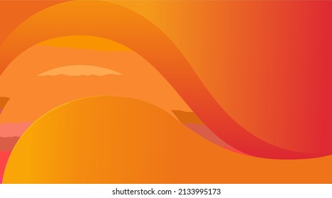 Beautiful Orange Yellow Background Design Your Stock Vector (Royalty ...