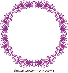 Beautiful Pattern Frame Vector Illustration Stock Vector (Royalty Free ...