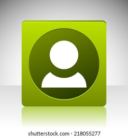 Instagram User Icon On Gradient Color Stock Vector (Royalty Free ...