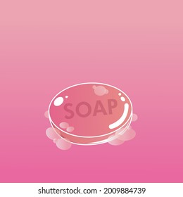 Beautiful Pink Soap Vector Gradient Stock Vector (Royalty Free ...