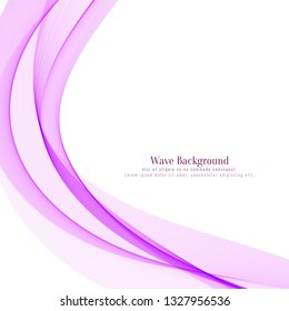 Beautiful Pink Wave Design Background Vector 스톡 벡터(로열티 프리) 1327956536 ...