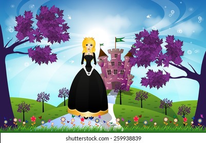 6,379 Princess castle scene Images, Stock Photos & Vectors | Shutterstock
