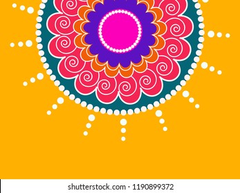 1,139 Simple Mandalas Rangoli Stock Vectors, Images & Vector Art ...