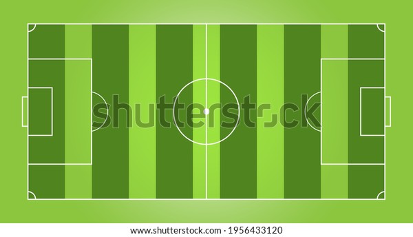 Beautiful Soccer Field Vector Graphics Stock Vector (Royalty Free ...