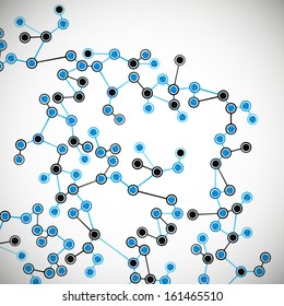 Beautiful Structure Dna Molecule Stock Vector (Royalty Free) 205559353 ...
