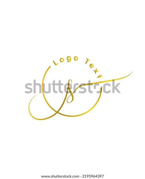 Beautiful Stunning Handwritten Letter Type S Stock Vector (Royalty Free ...