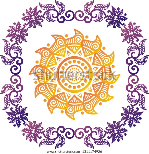 Beautiful Sun Vector Illustration Stock Vector (Royalty Free ...