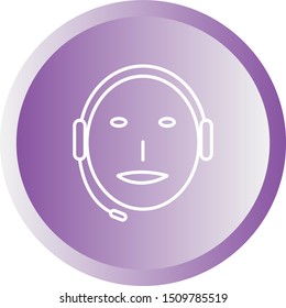 Flat Face Icon Simple Emoji Flat Stock Vector (Royalty Free) 1021093873