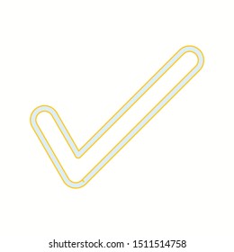 Beautiful Tick Vector Line Icon Stock Vector (Royalty Free) 1507861190 ...