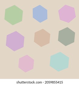 Beautiful Tone Background Pentagon Shape Stock Vector (Royalty Free ...