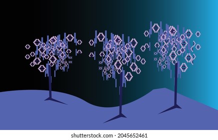 Beautiful Vector Art Simple Shapes Stock Vector (Royalty Free ...