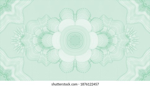 Beautiful Watermark Pattern Money Vector Illustration Stock Vector ...