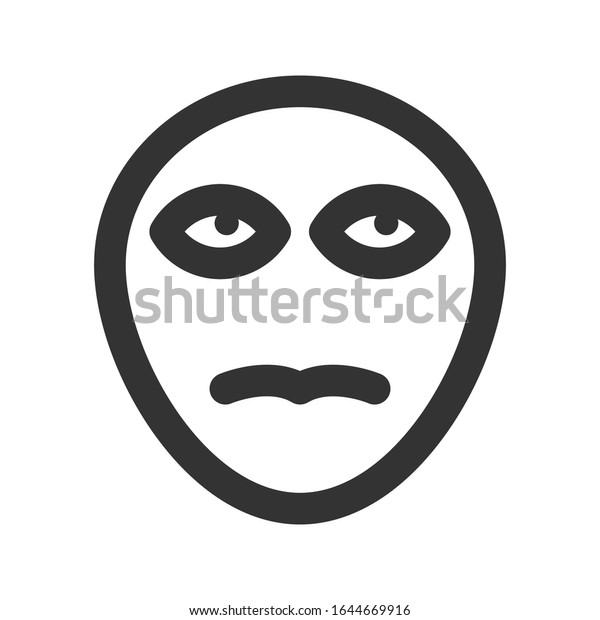 Beautifully Designed Man Face Icon Stock Vector (Royalty Free ...