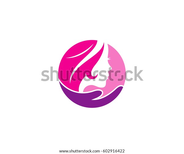 Beauty Care Logo Design Element Stock Vector (Royalty Free) 602916422